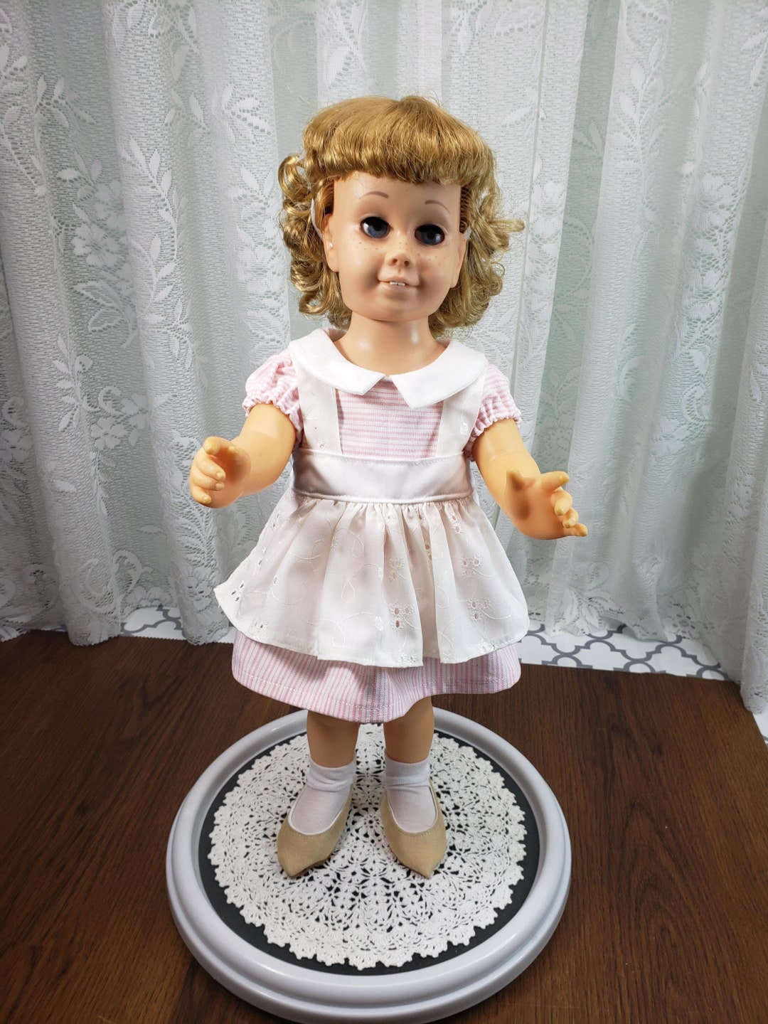 Chatty Cathy Doll, 1962, Fair Condition With Playwear, Mute, Strawberry ...