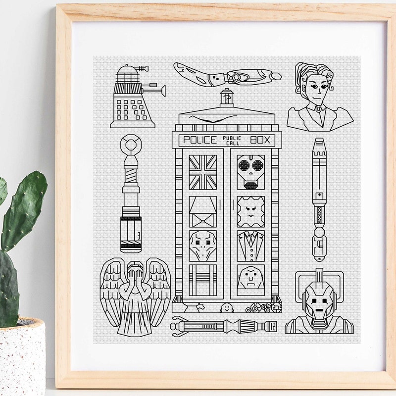 Doctor Who Pattern - Etsy