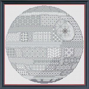 Death Star Blackwork Pattern (digital Download) - Etsy