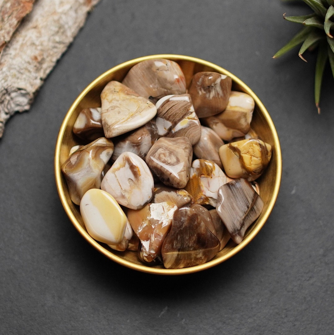 Peanut Wood Tumbled Stones - Etsy