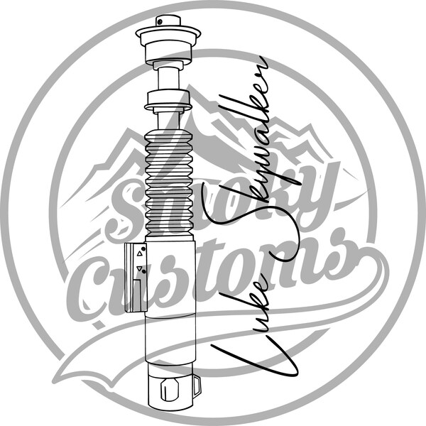 Luke Skywalker Svg - Etsy