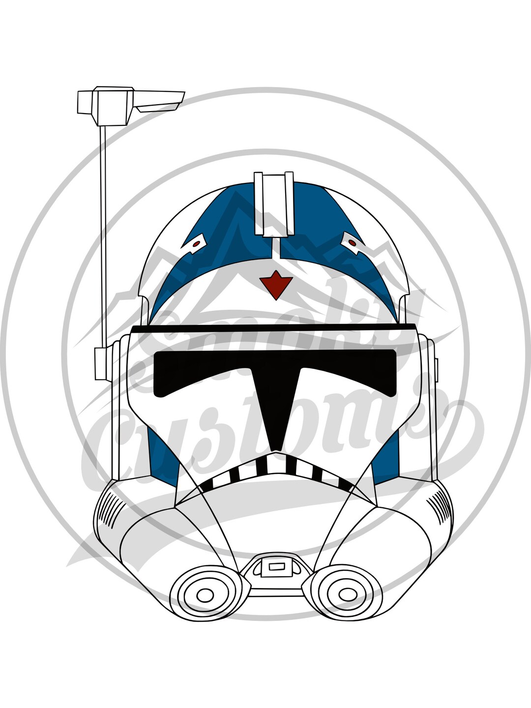 Fives Hand Drawn Helmet colored Ready to Cut and Print SVG, PNG, JPG - Etsy