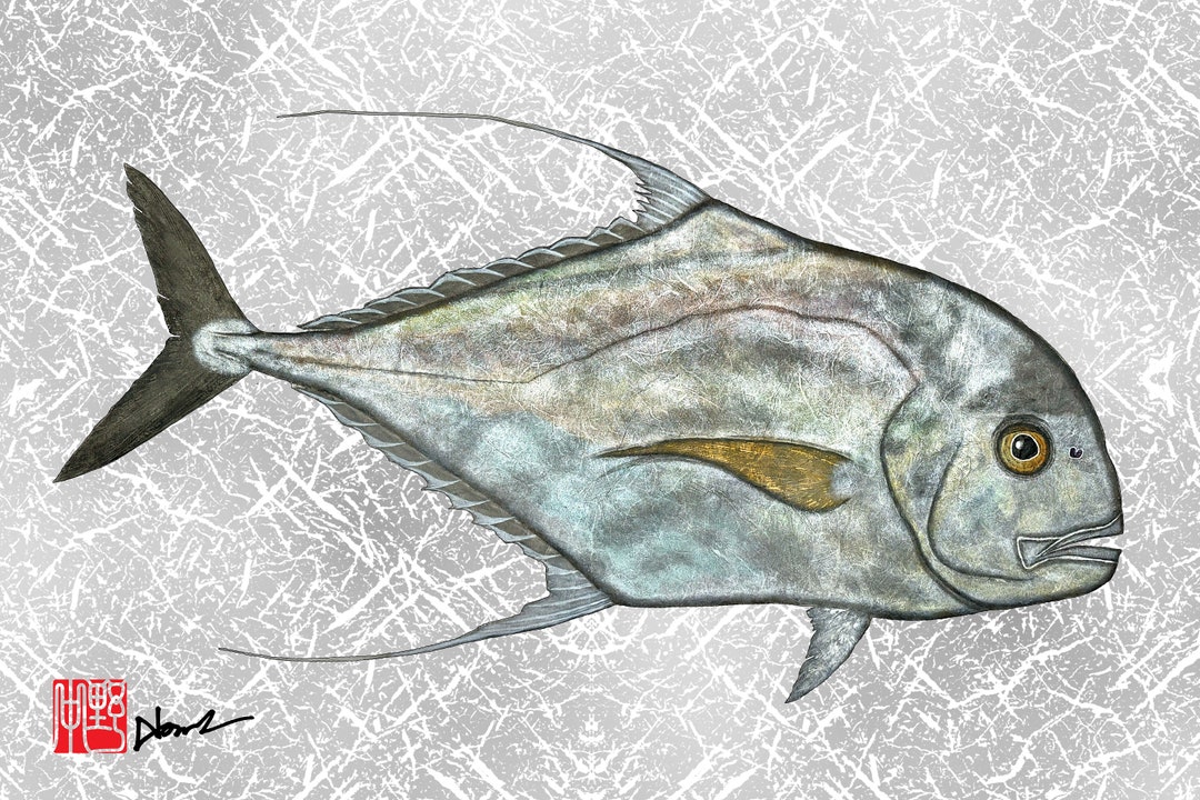 Kagami Gyotaku Fish Print - Etsy