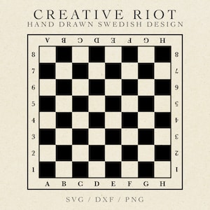 CHESS BOARD SVG - Commercial Use Svg, Chess Vinyl Print, Cricut Chess ...