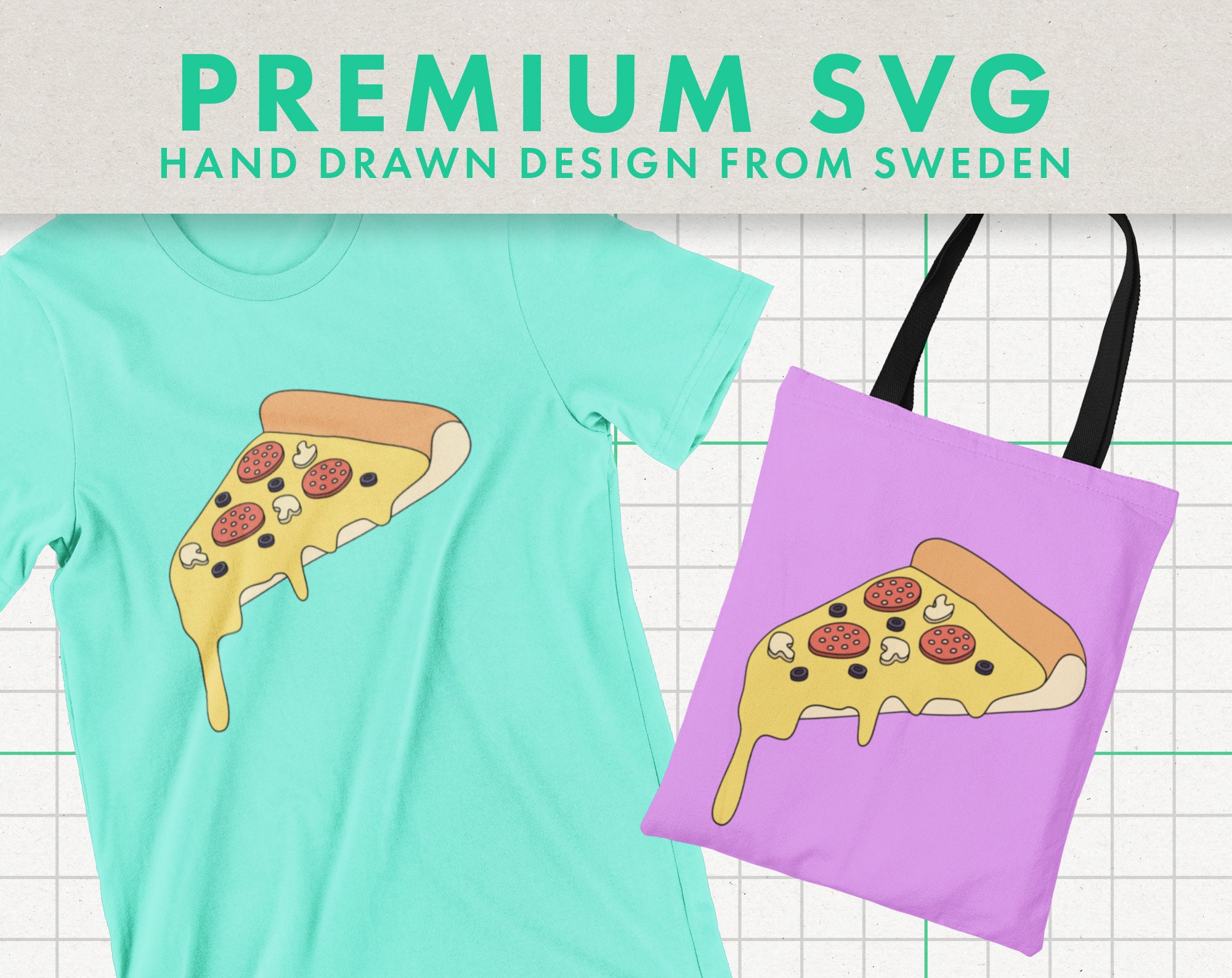 PIZZA SLICE SVG - Pepperoni Pizza Svg, Pizza Slice Clipart, Pizza ...