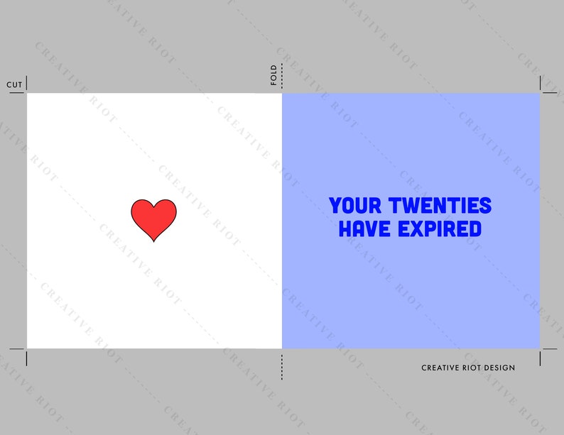 30th BIRTHDAY CARD Twenties Expired Funny Birthday Card - Etsy