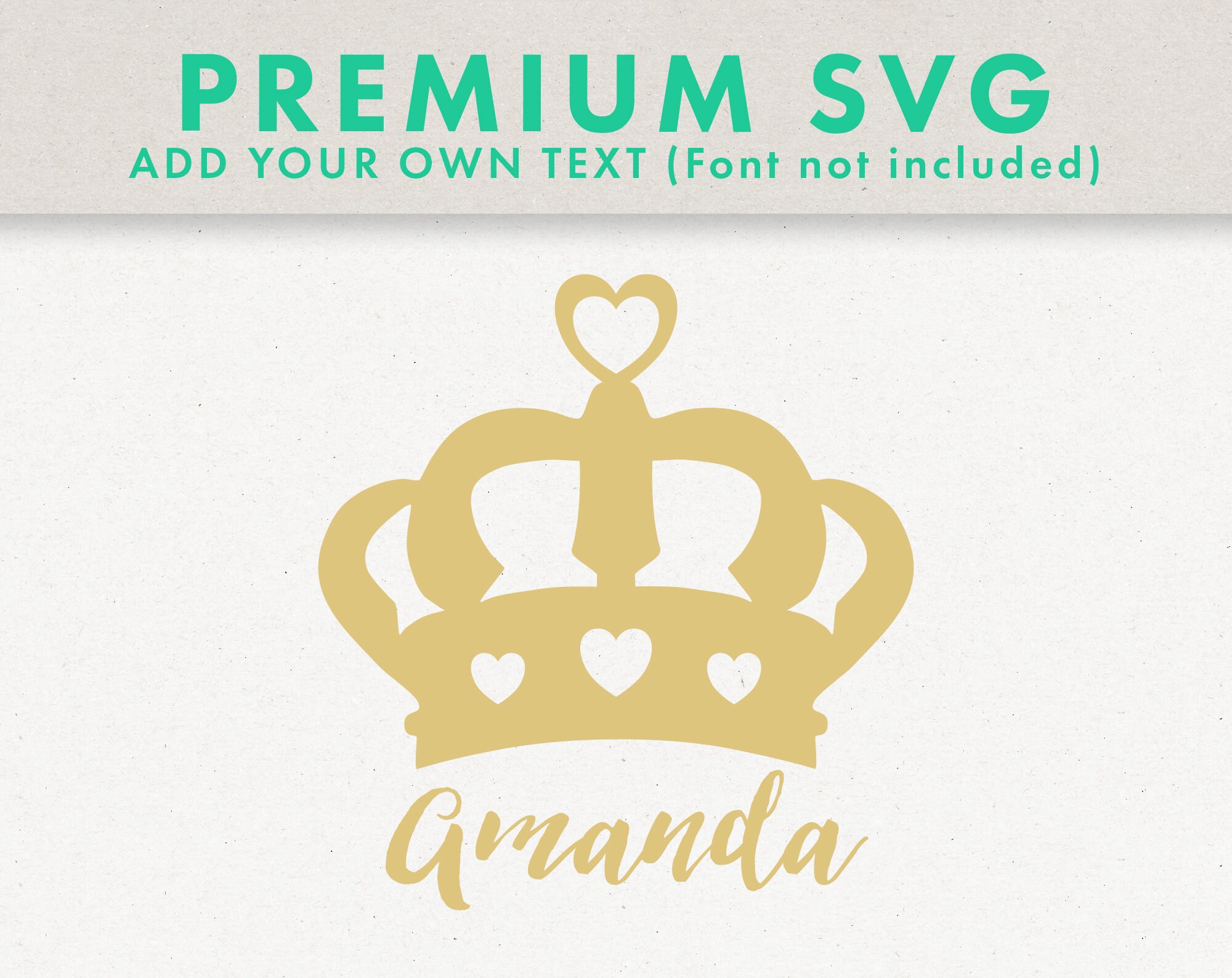 HEART CROWN SVG Commercial Use Svg Crown Svg Premium Svg - Etsy