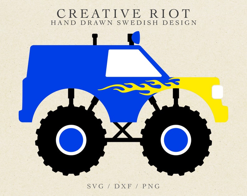 MONSTER TRUCK SVG Commercial Use Svg Monster Jam Svg Kids - Etsy