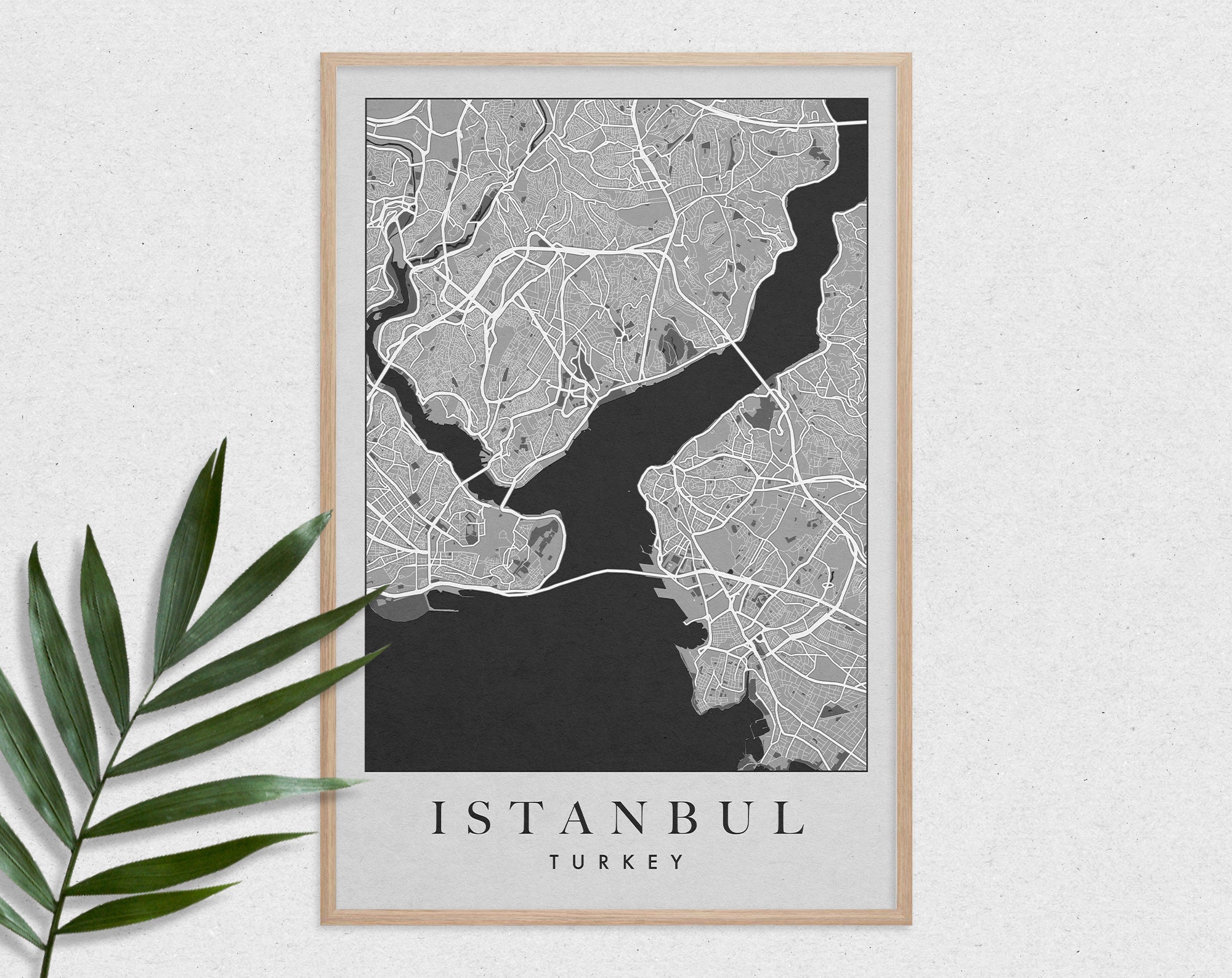 Wall Decor Printable Poster City Map Png Jpg Turkey Map Wall Art ...
