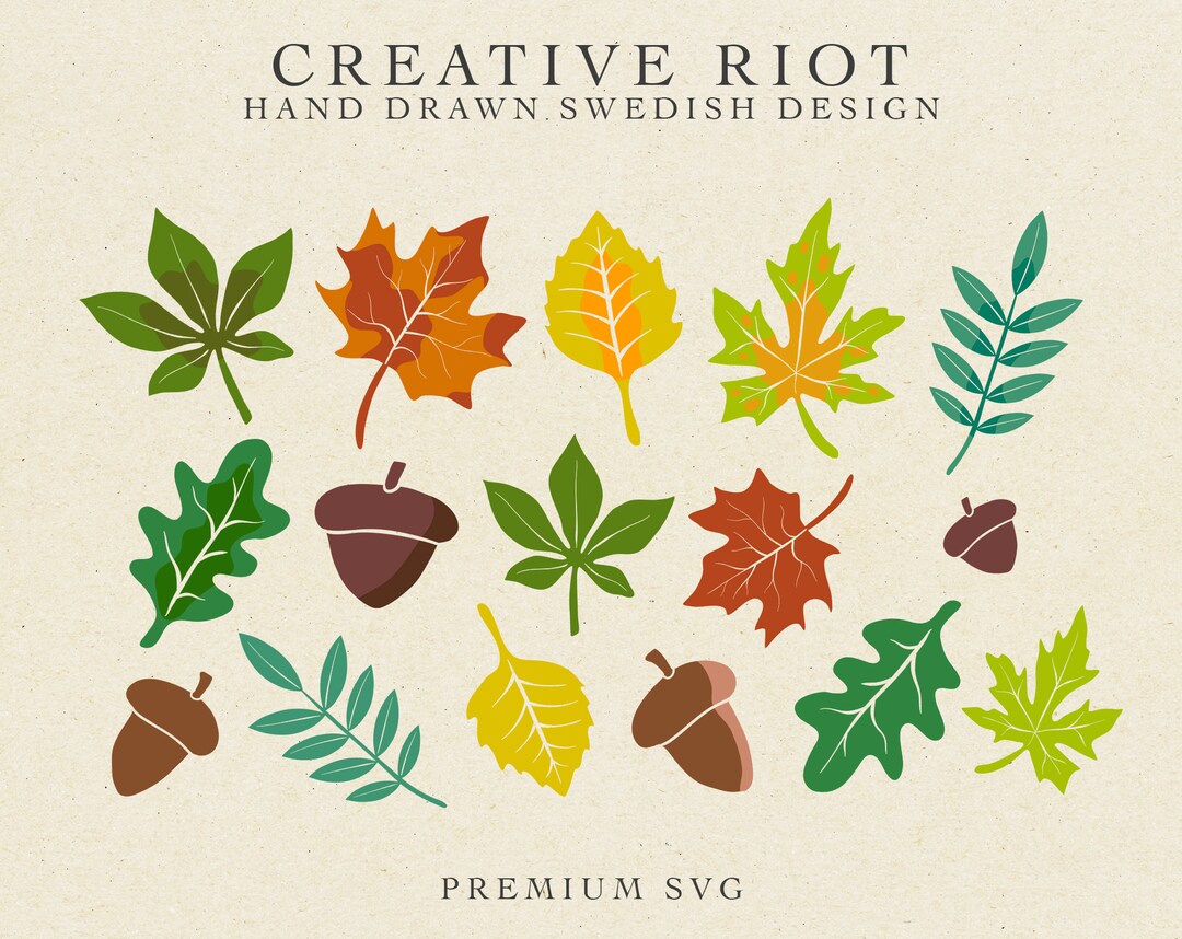 LEAF SVG - Fall Leaves Svg, Leaf Bundle Svg, Cricut Fall Leaves ...