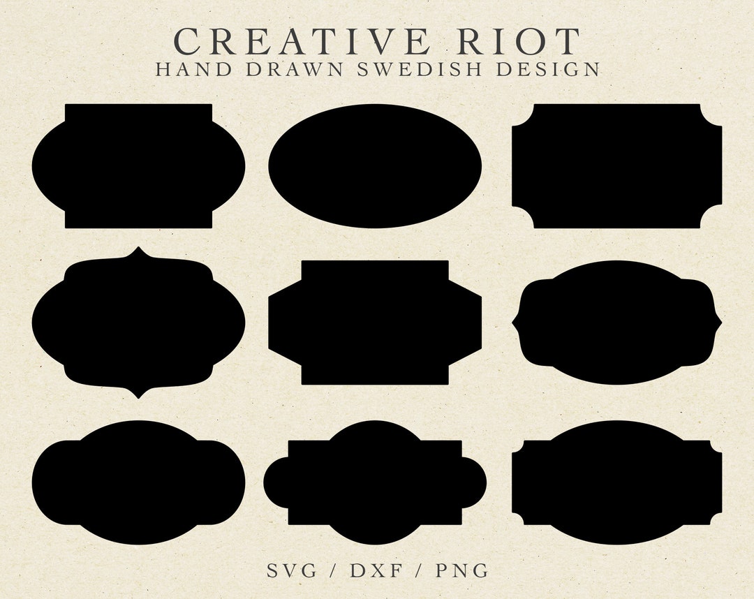 LABEL TEMPLATES SVG - Label Stickers Svg, Mason Jar Svg, Commercial Use ...