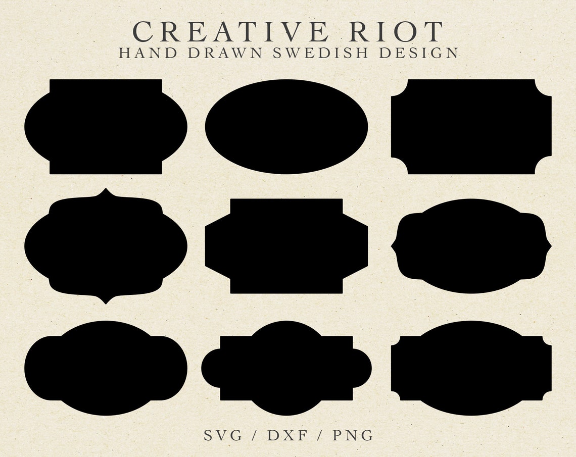 LABEL TEMPLATES SVG Label Stickers Svg Mason Jar Svg - Etsy