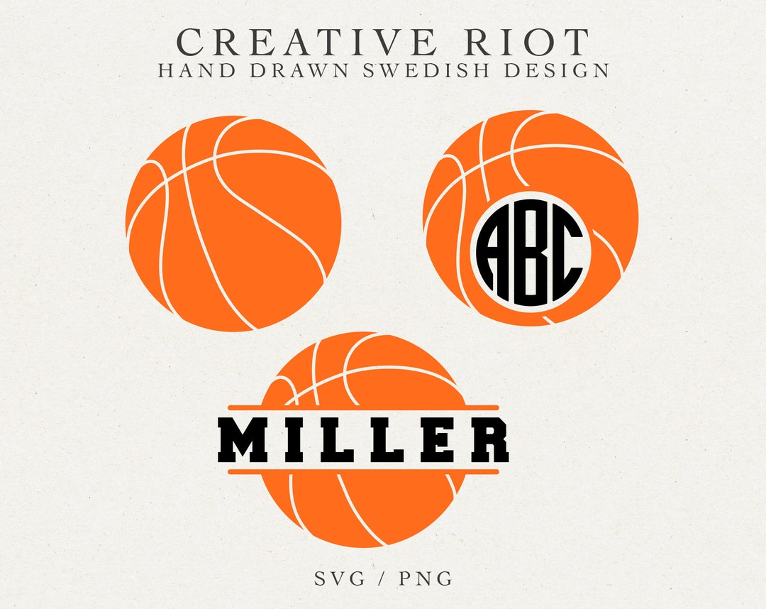BASKETBALL MONOGRAM BUNDLE - Basketball Svg, Commercial Use Svg, Cricut ...