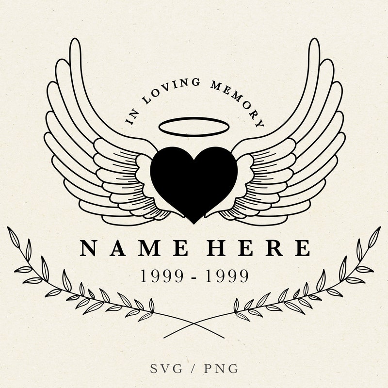 Memorial Svg - Etsy