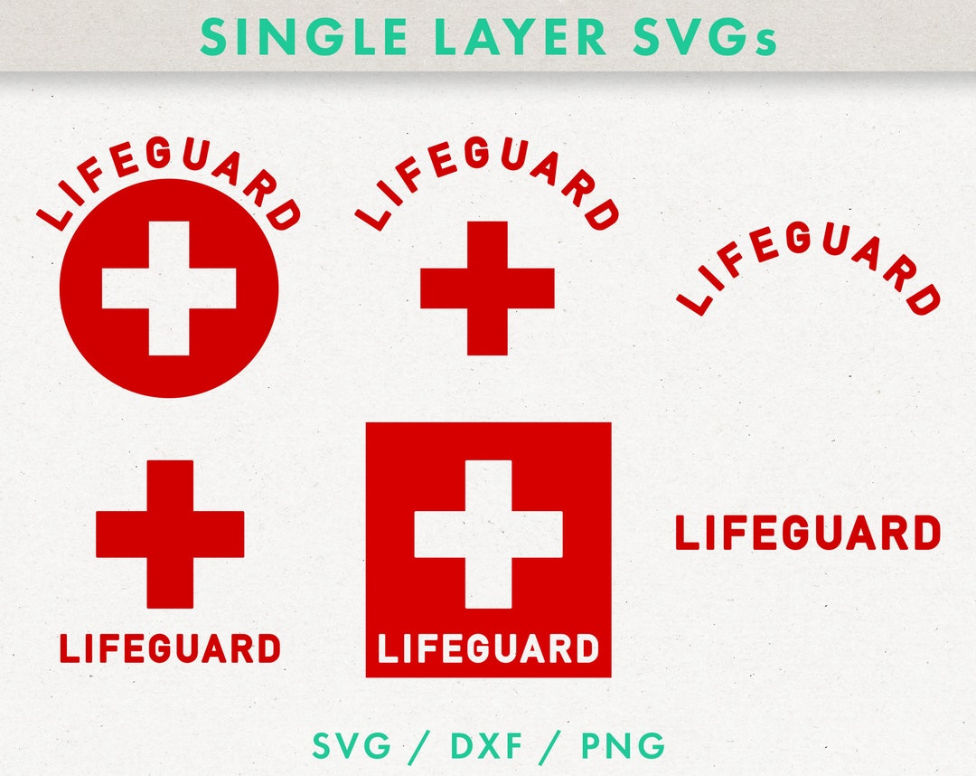 LIFEGUARD SVG Commercial Use Svg, Lifeguard Cut File, Cricut Lifeguard ...