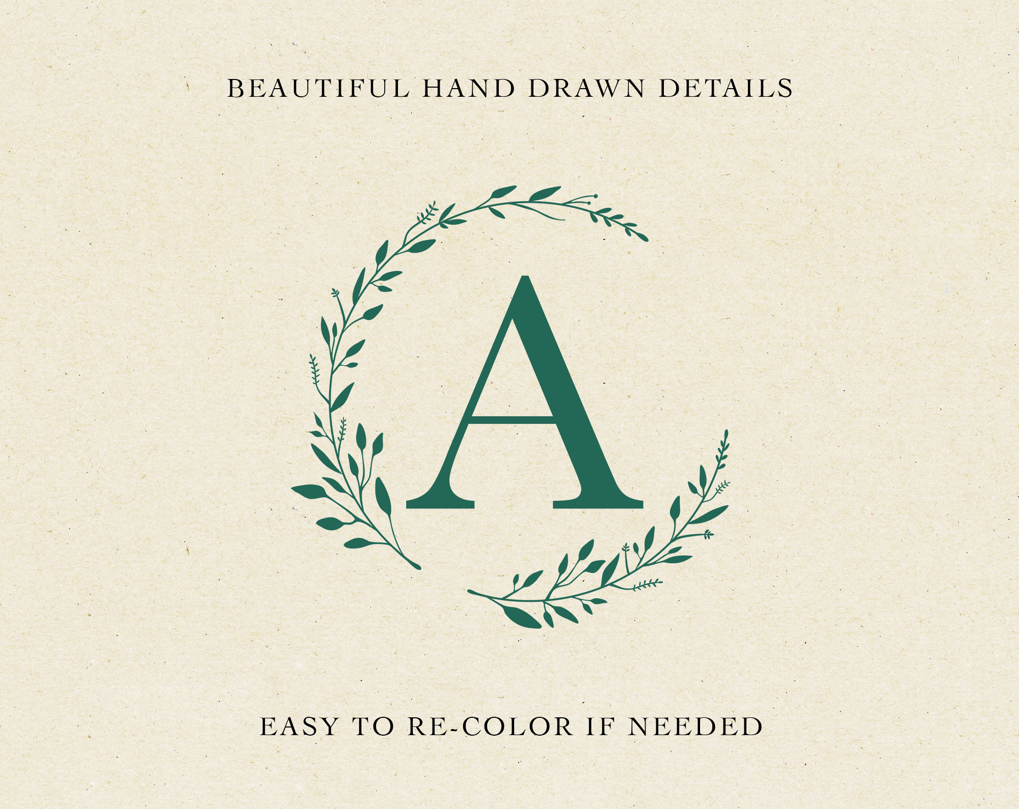 WREATH LETTERS SVG Laurel Wreath Svg Commercial Use Svg - Etsy