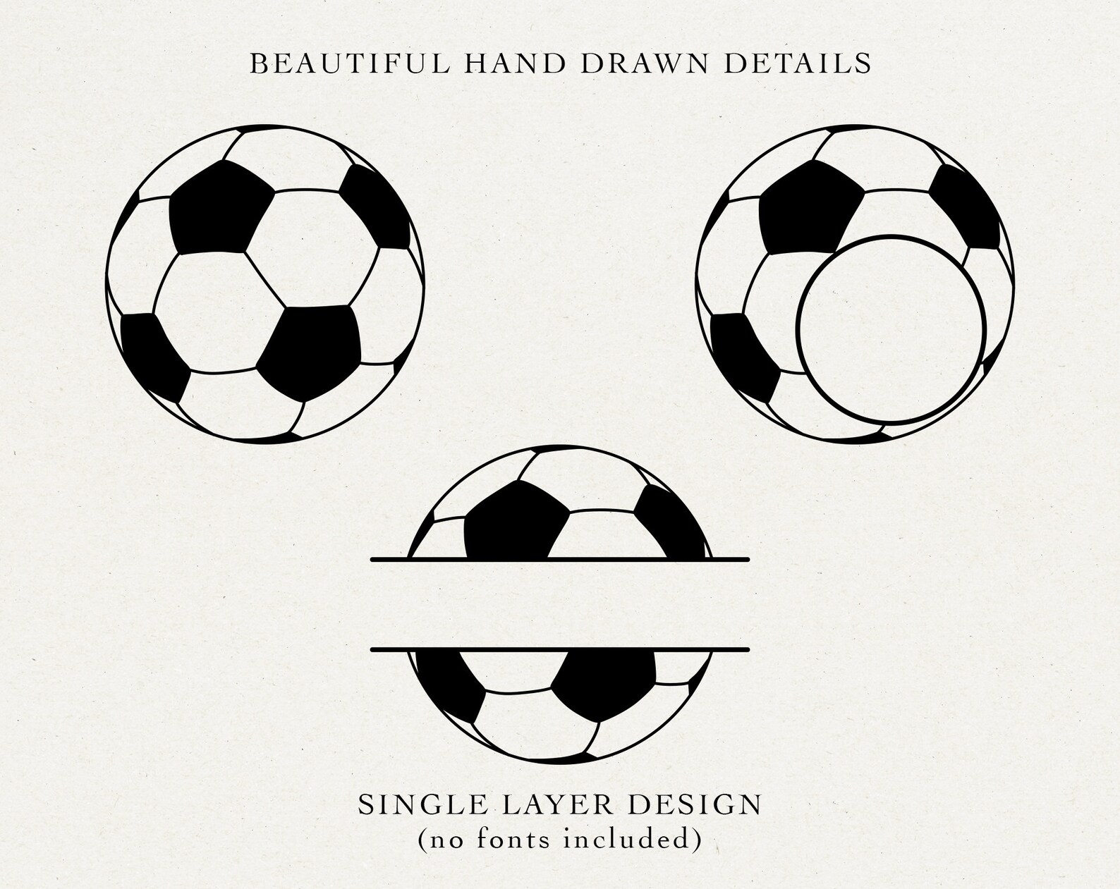 SOCCER MONOGRAM BUNDLE Soccer Svg File Commercial Use Svg - Etsy