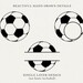 SOCCER MONOGRAM BUNDLE Soccer Svg File Commercial Use Svg - Etsy