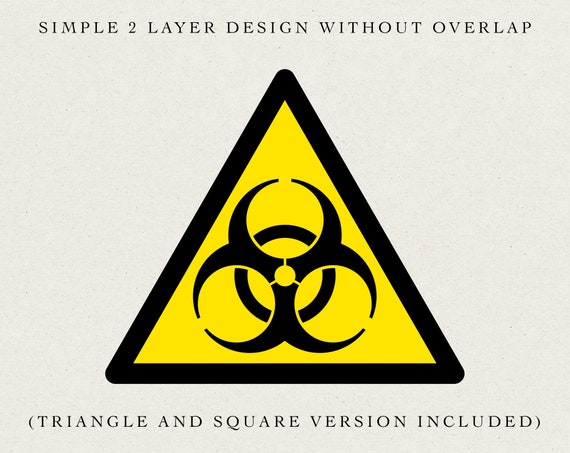 Biohazard Signs Printable Biohazard Warning Sign Red Square Vinyl