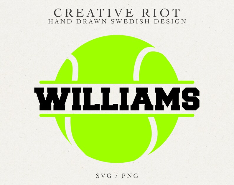 TENNIS MONOGRAM SVG Commercial Use Svg Tennis Cut File - Etsy
