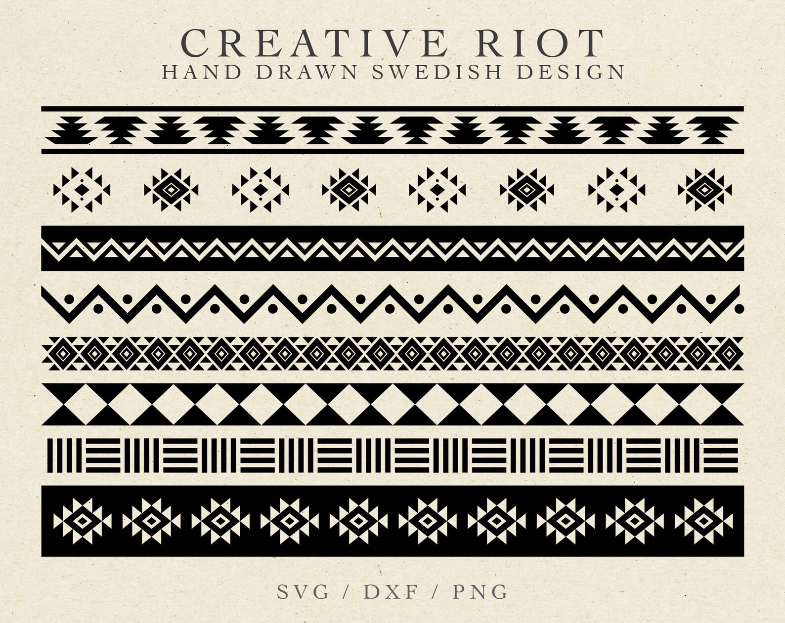 TRIBAL AZTEC RIBBONS Commercial Use Svg Aztec Svg Tribal - Etsy