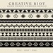 TRIBAL AZTEC RIBBONS Commercial Use Svg, Aztec Svg, Tribal Cut File ...