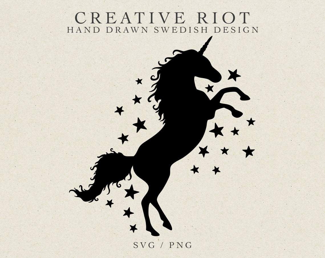 UNICORN SVG Commercial Use Svg Unicorn Clipart Instant - Etsy