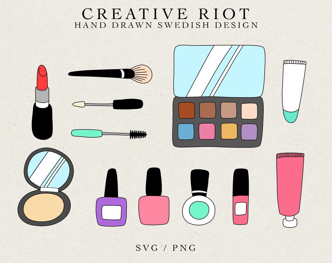 MAKEUP BUNDLE SVG - Mua Svg File, Makeup Clipart, Cricut Makeup Svg ...