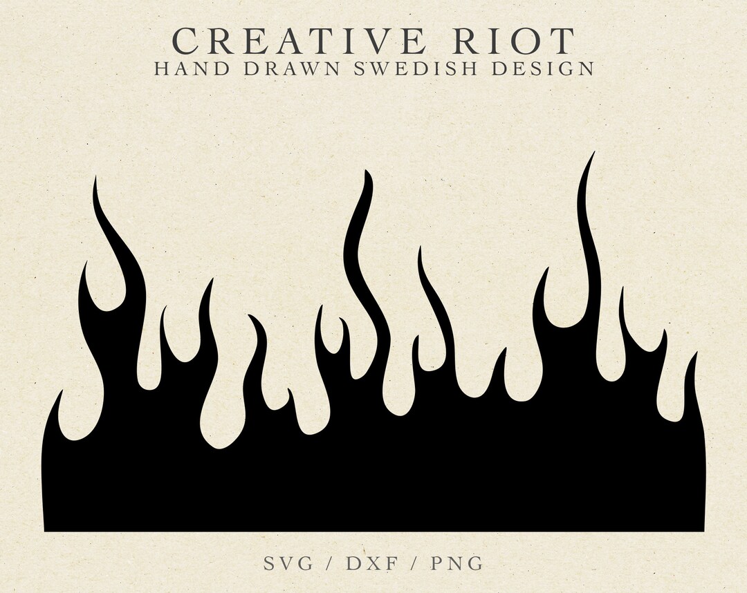 FLAMES SVG - Commercial Use Svg, Cricut Flames Svg, Fire Cut File ...