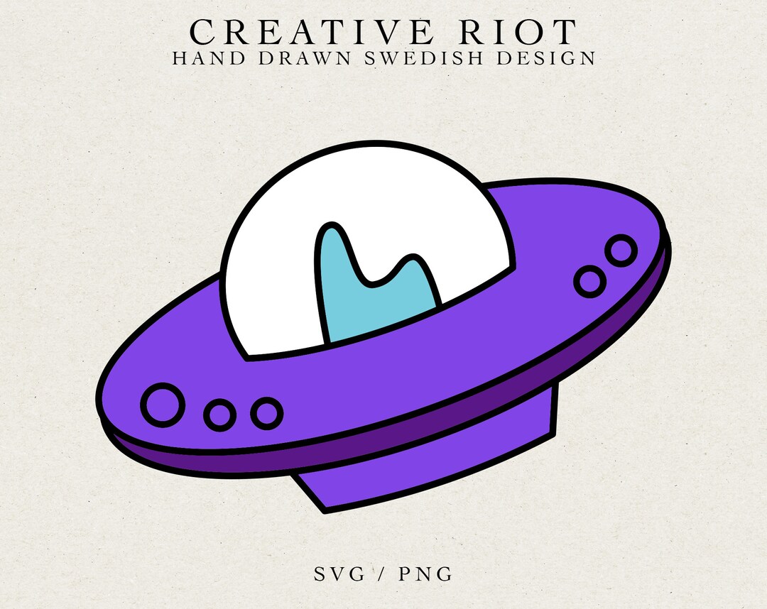 UFO SVG Commercial Use Svg, Ufo Cut File, Cricut Design Studio, Vinyl ...