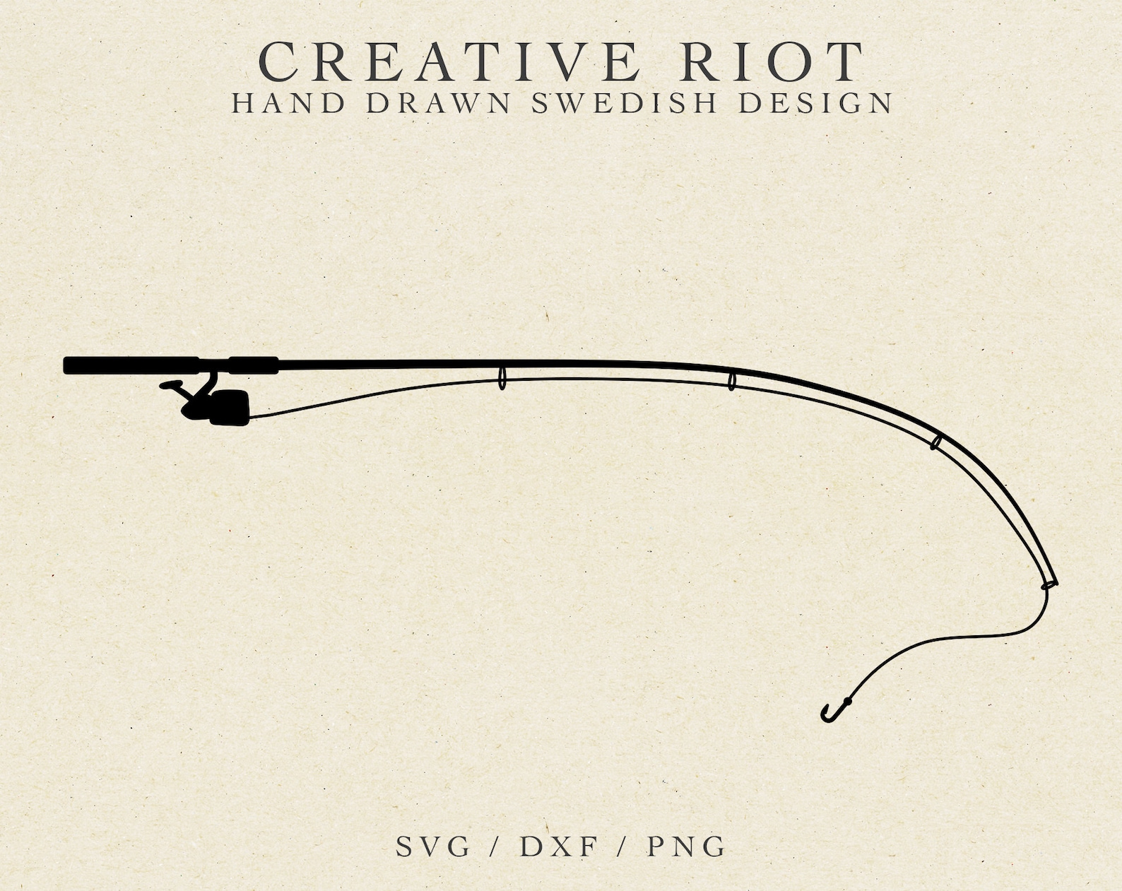 FISHING ROD SVG Commercial Use Svg Fishing Svg File Rod - Etsy