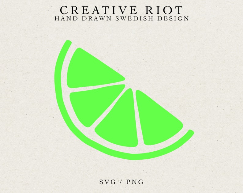 LIME SLICE SVG - Commercial Use Svg, Cricut Cut File, Citrus Fruit Svg ...