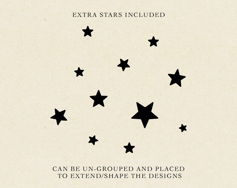 MOON BUNDLE SVG Commercial Use Svg Moon Clipart Moon Phase - Etsy Canada