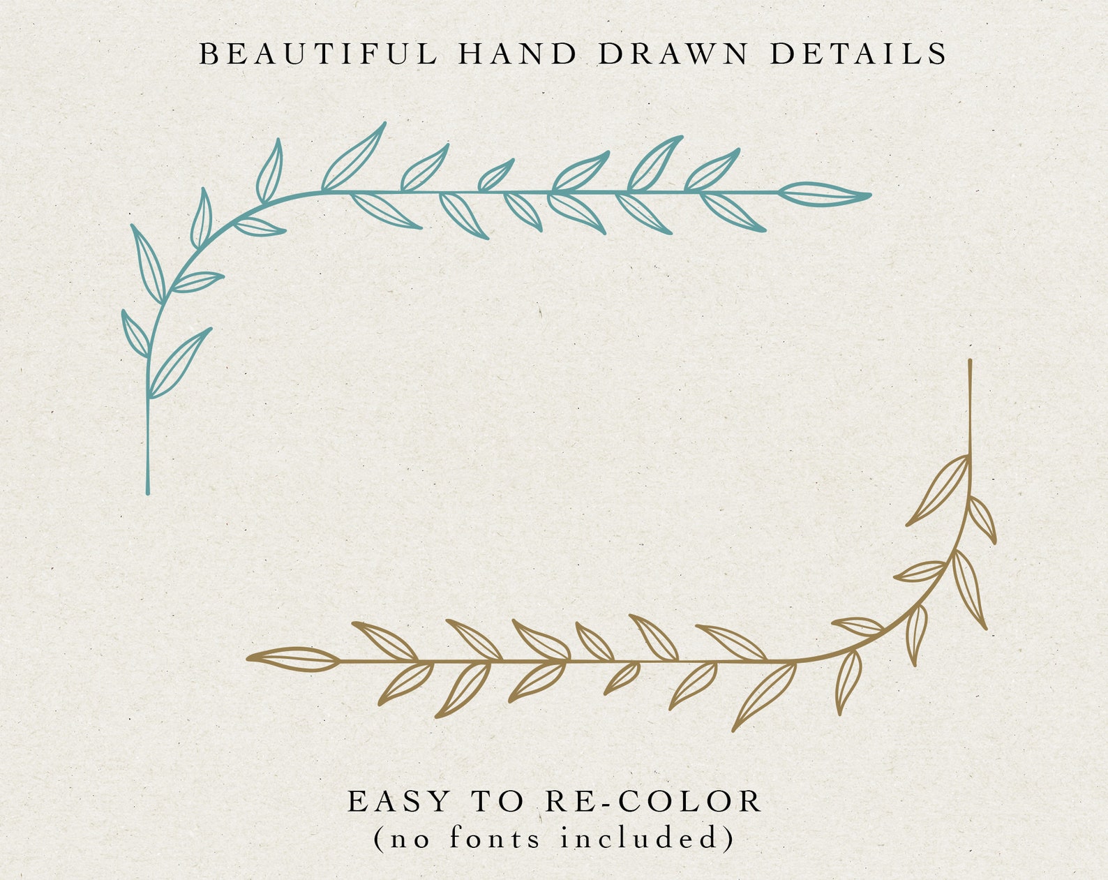 ORGANIC FRAME SVG Commercial Use Svg Farmhouse Svg - Etsy