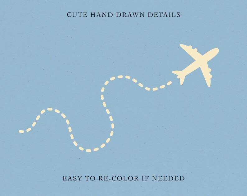 AIRPLANE BUNDLE SVG Commercial Use Svg Cricut Flight Path - Etsy