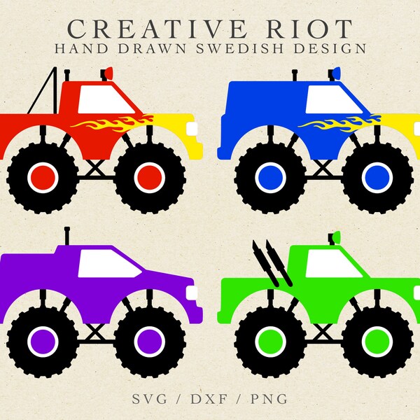 Monster Jam Svg - Etsy