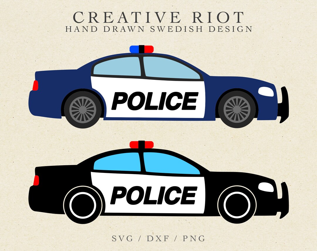 POLICE CAR SVG - Commercial Use Svg, Police Svg, Cricut Cut File ...