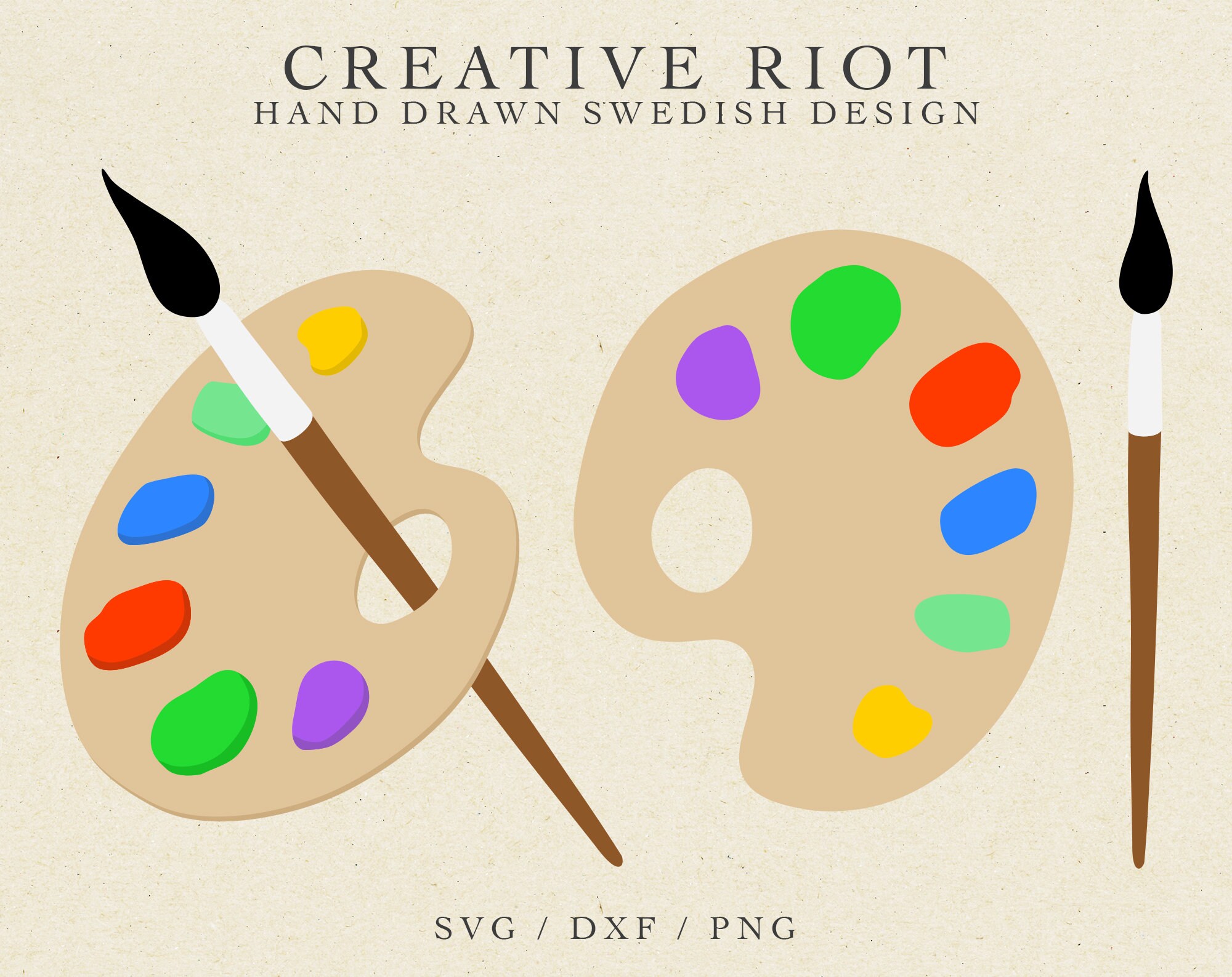 Artist Paint Palette Clip Art