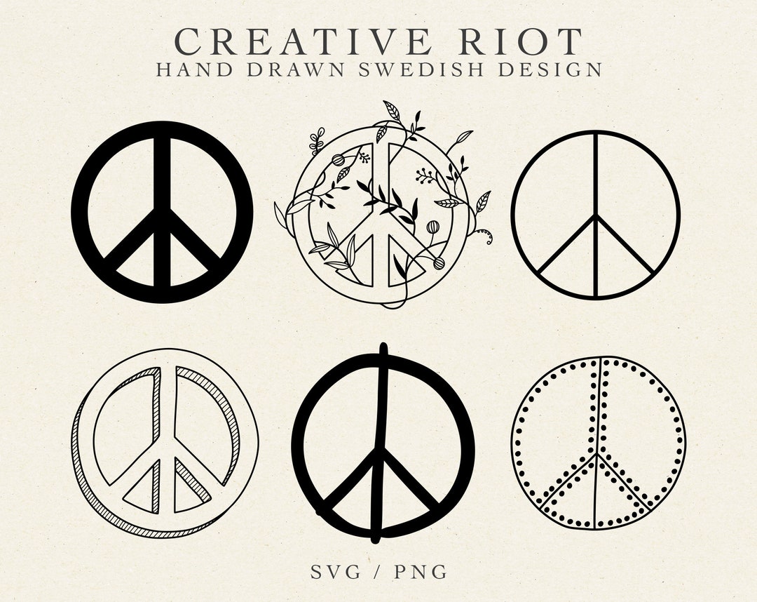PEACE SIGN BUNDLE Peace Sign Svg, Cricut Peace Sign, Peace Cut File ...