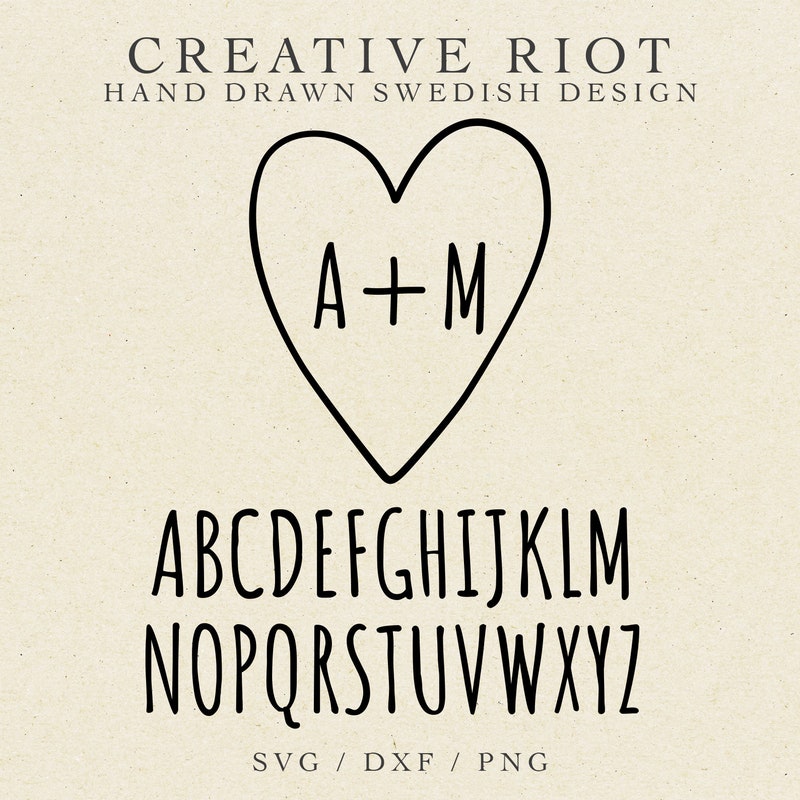 Tree With Initials Svg - Etsy