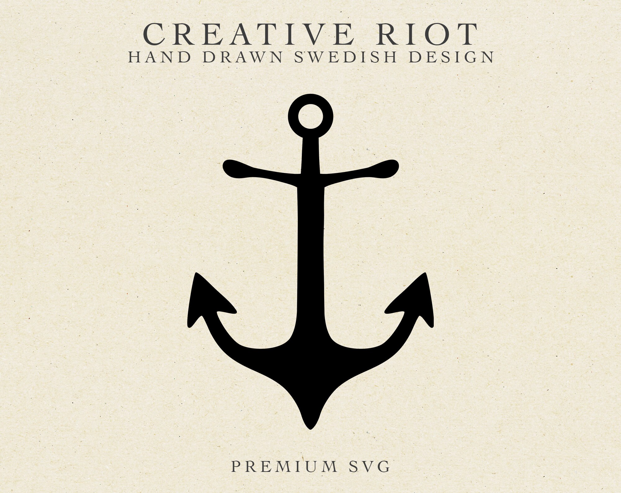 CLASSIC ANCHOR SVG Anchor Svg Commercial Use Svg Nautical | Etsy