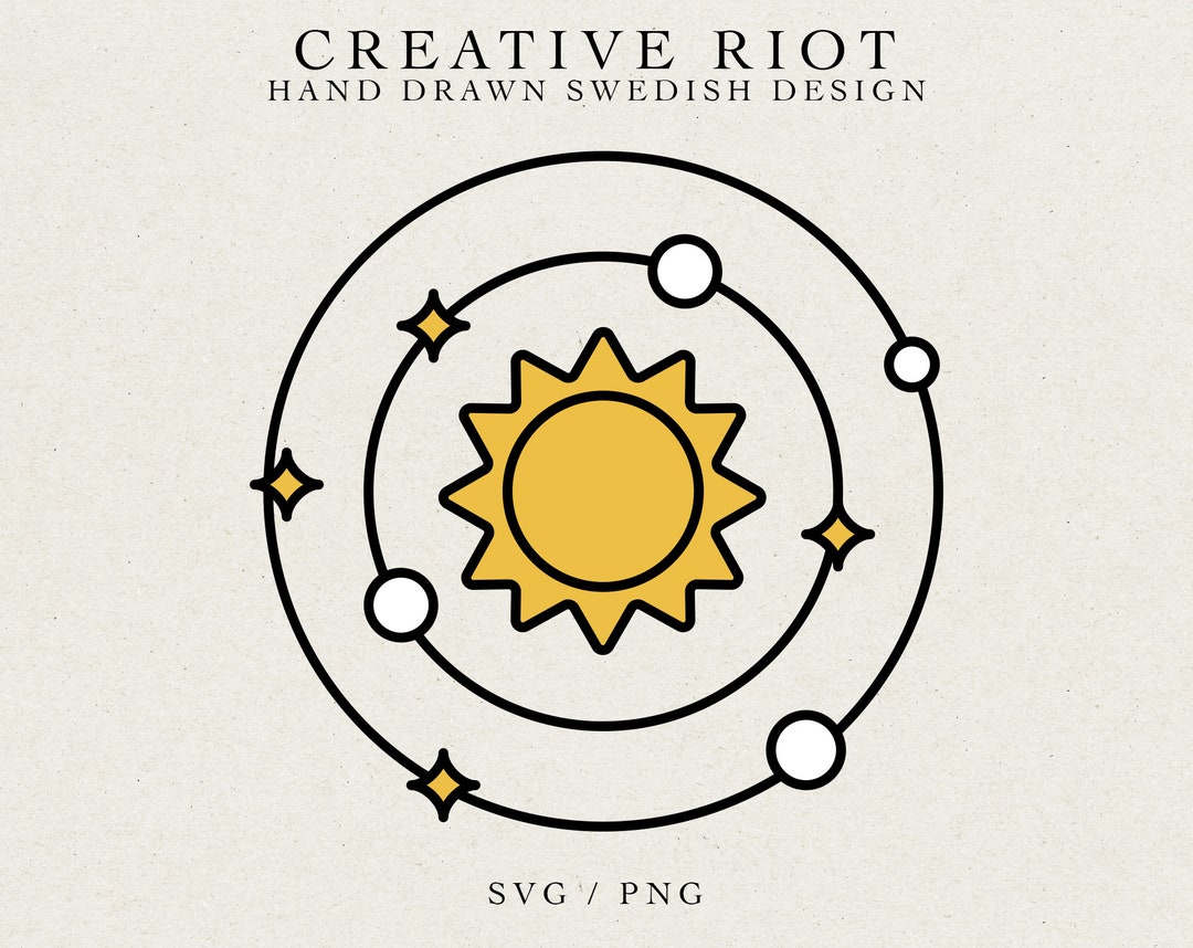 SOLAR SYSTEM SVG Space Svg File, Commercial Use Svg, Cricut Cut File ...