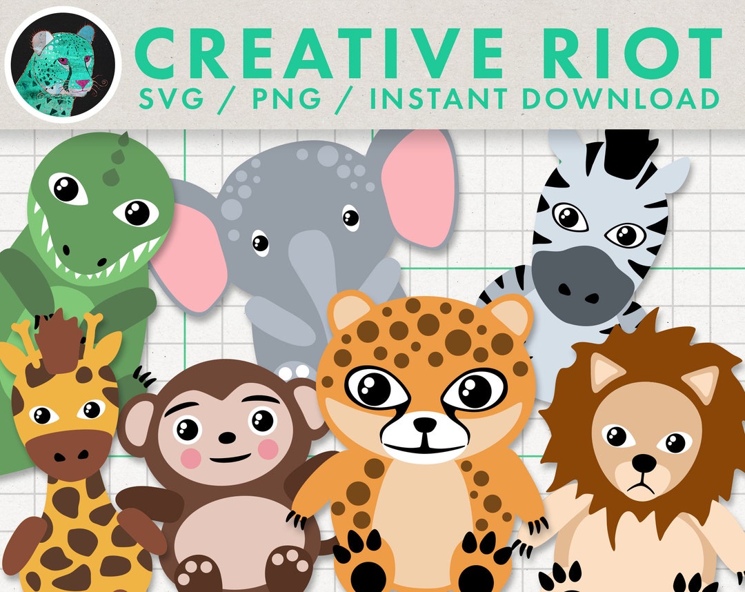 AFRICAN ANIMALS SVG Animal Bundle Svg, Zoo Animals Svg, Cricut Animal ...