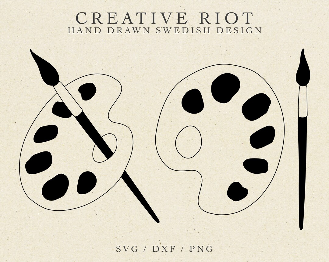 PAINT PALETTE SVG Color Palette Svg, Commercial Use Svg, Artist Svg ...