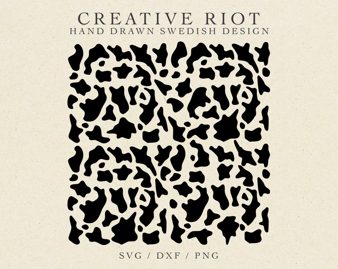 COW PRINT SVG Commercial Use Svg Cricut Cow Svg Animal - Etsy