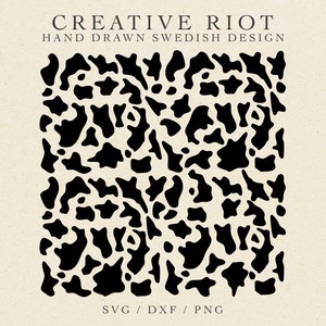 COW PRINT SVG Commercial Use Svg, Cricut Cow Svg, Animal Print Svg ...