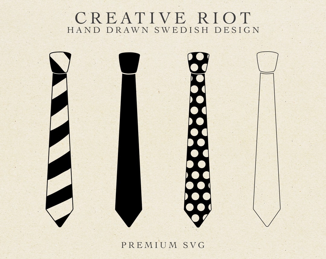 TIES SVG - Commercial Use Svg, Party Props Svg, Striped Tie Svg, Cricut ...