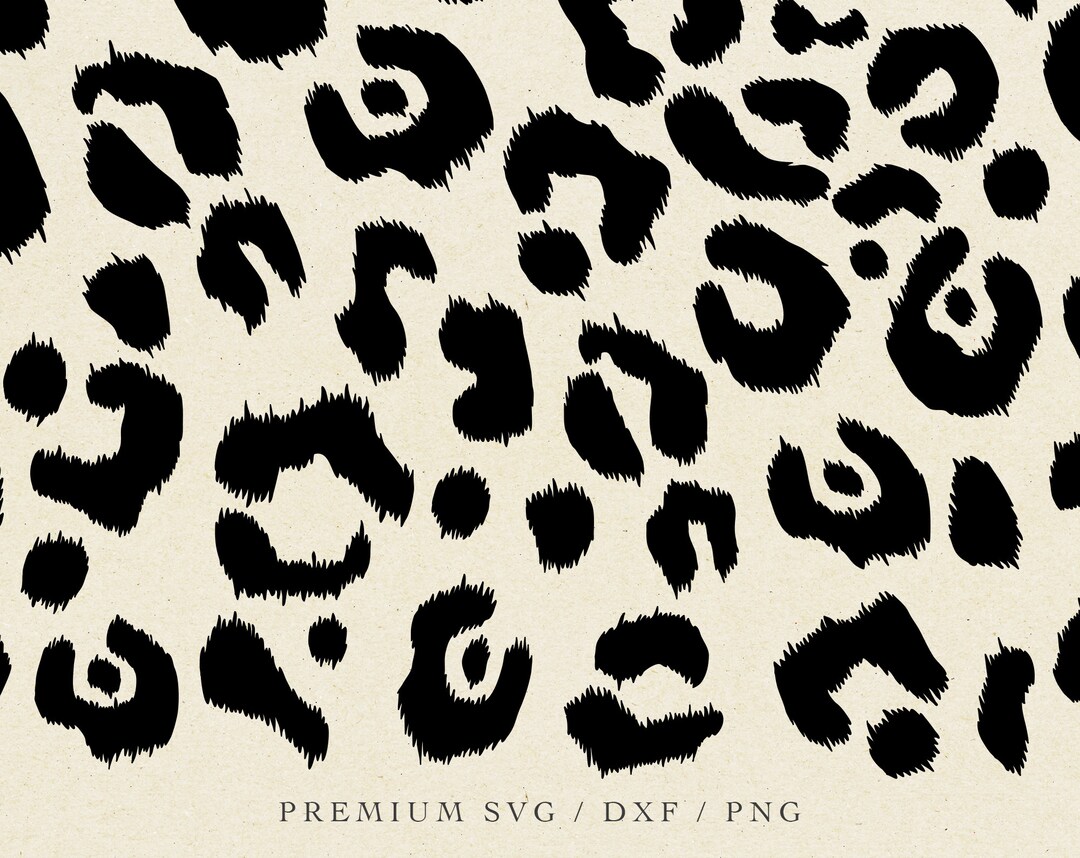 FUZZY LEOPARD SVG - Animal Print Svg, Leopard Svg, Leopard Pattern Svg ...
