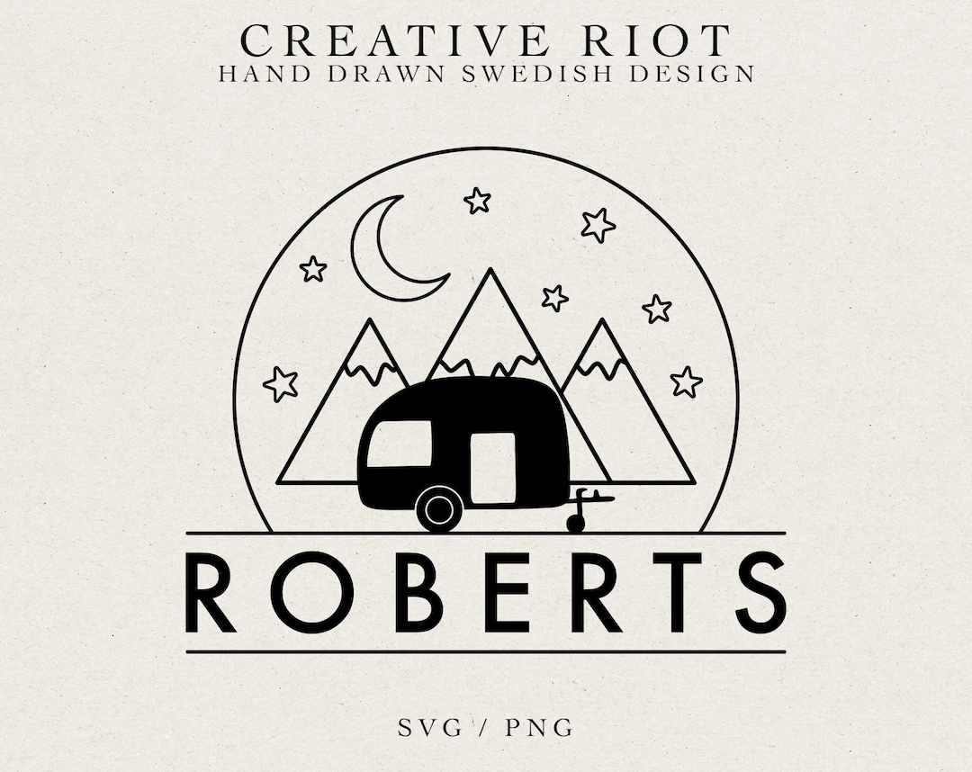 CAMPING MONOGRAM SVG Wildlife Clipart, Commercial Use Svg, Camper Svg ...