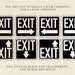 EXIT SIGN SVG - Exit Svg File, Door Sign Svg, Exit Arrow Svg, Arrow ...